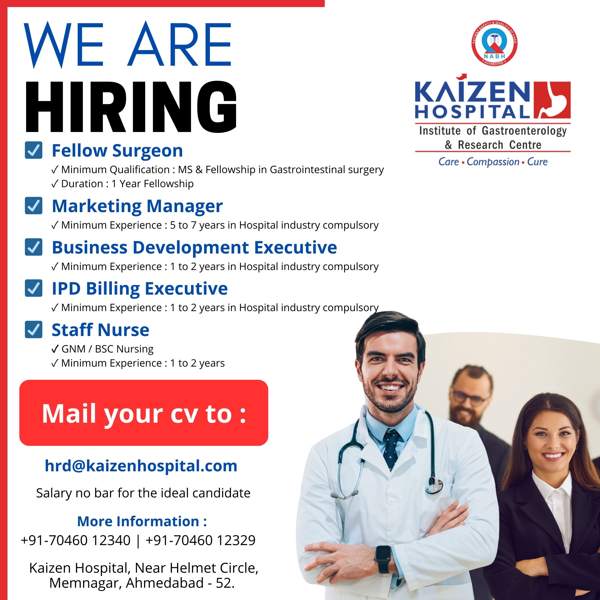 Career - Best Gastroenterology Hospital in India